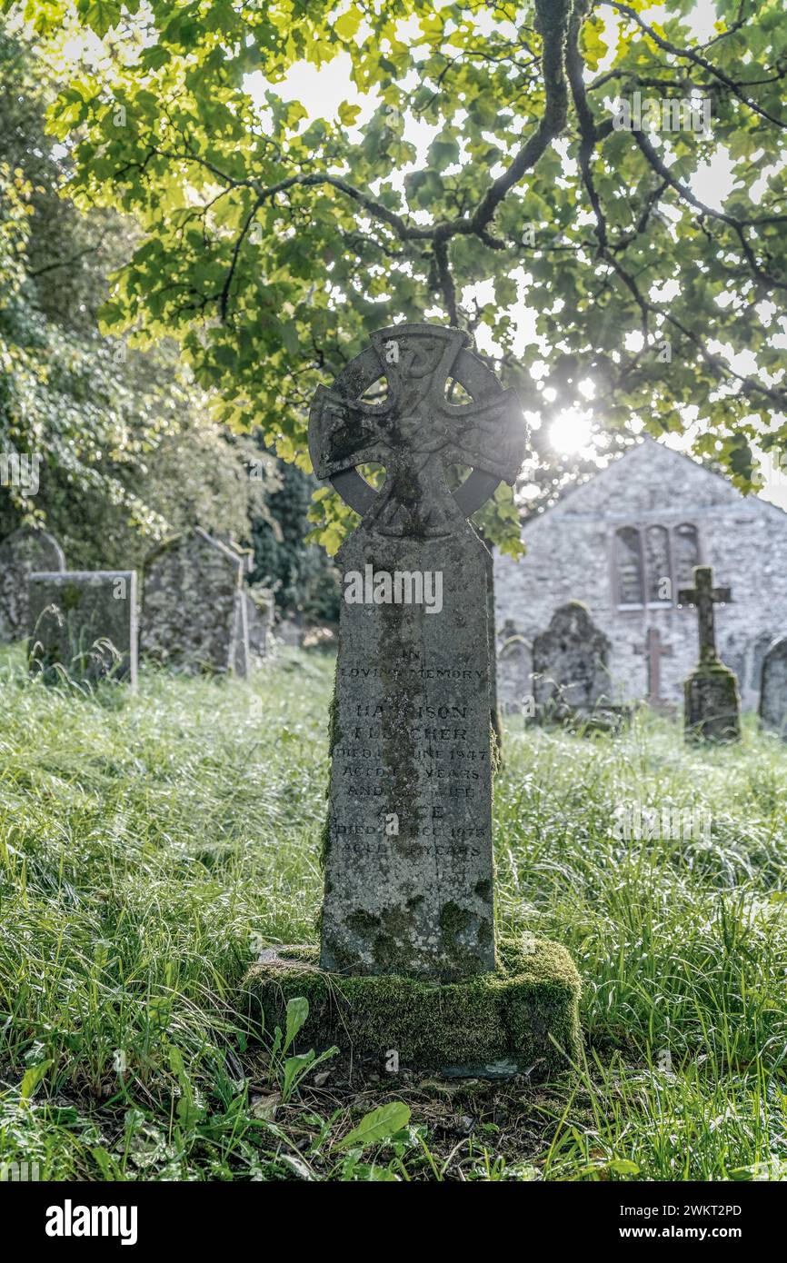 Ancient St John’s in the Vale church and graveyard, Cumbria, Lake ...