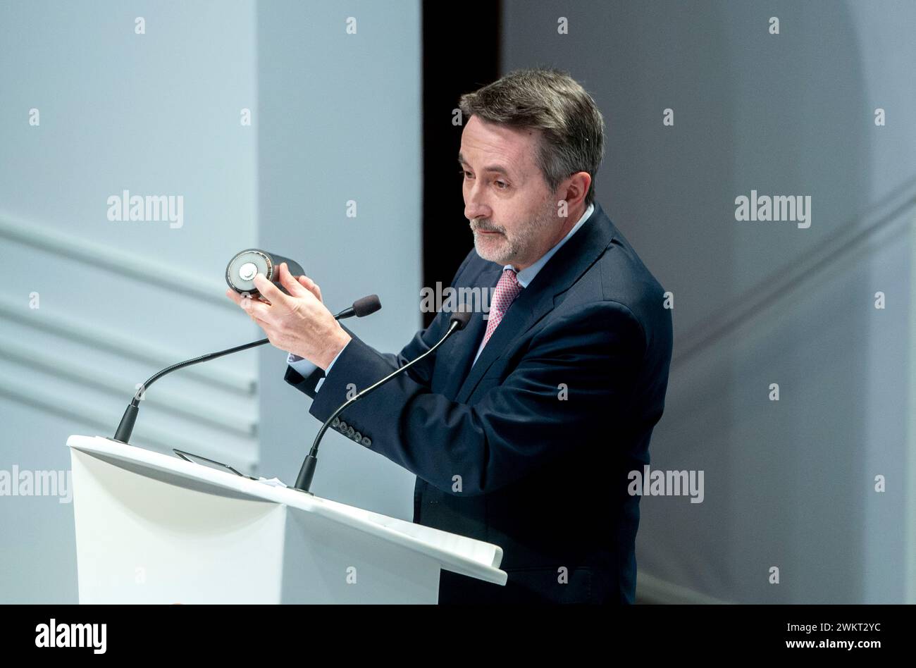 Repsol CEO, Josu Jon Imaz, during the presentation of Repsol's 2024 ...