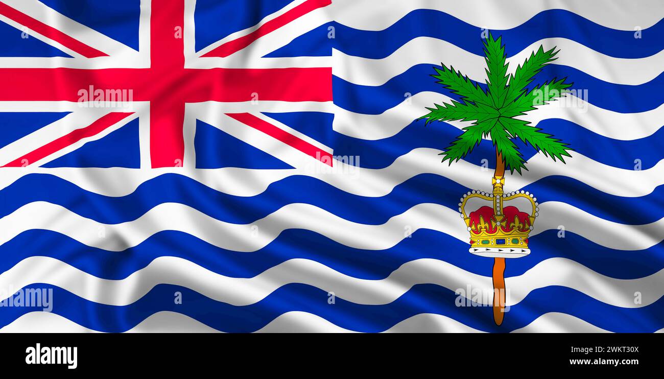 The Flag of the British Indian Ocean Territory, a British Overseas ...