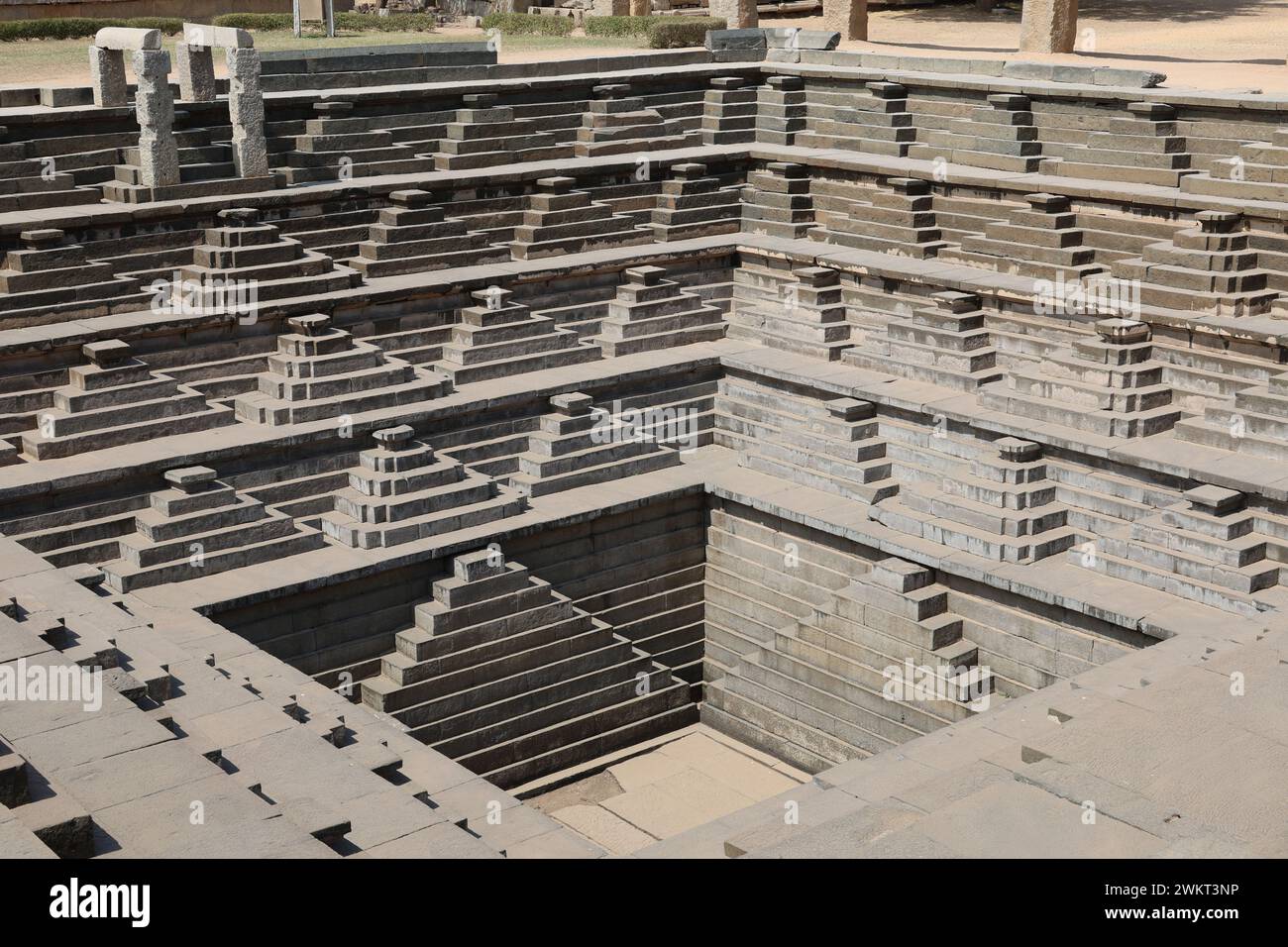 Stepwell or stepped tank at the royal enclosure hi-res stock ...