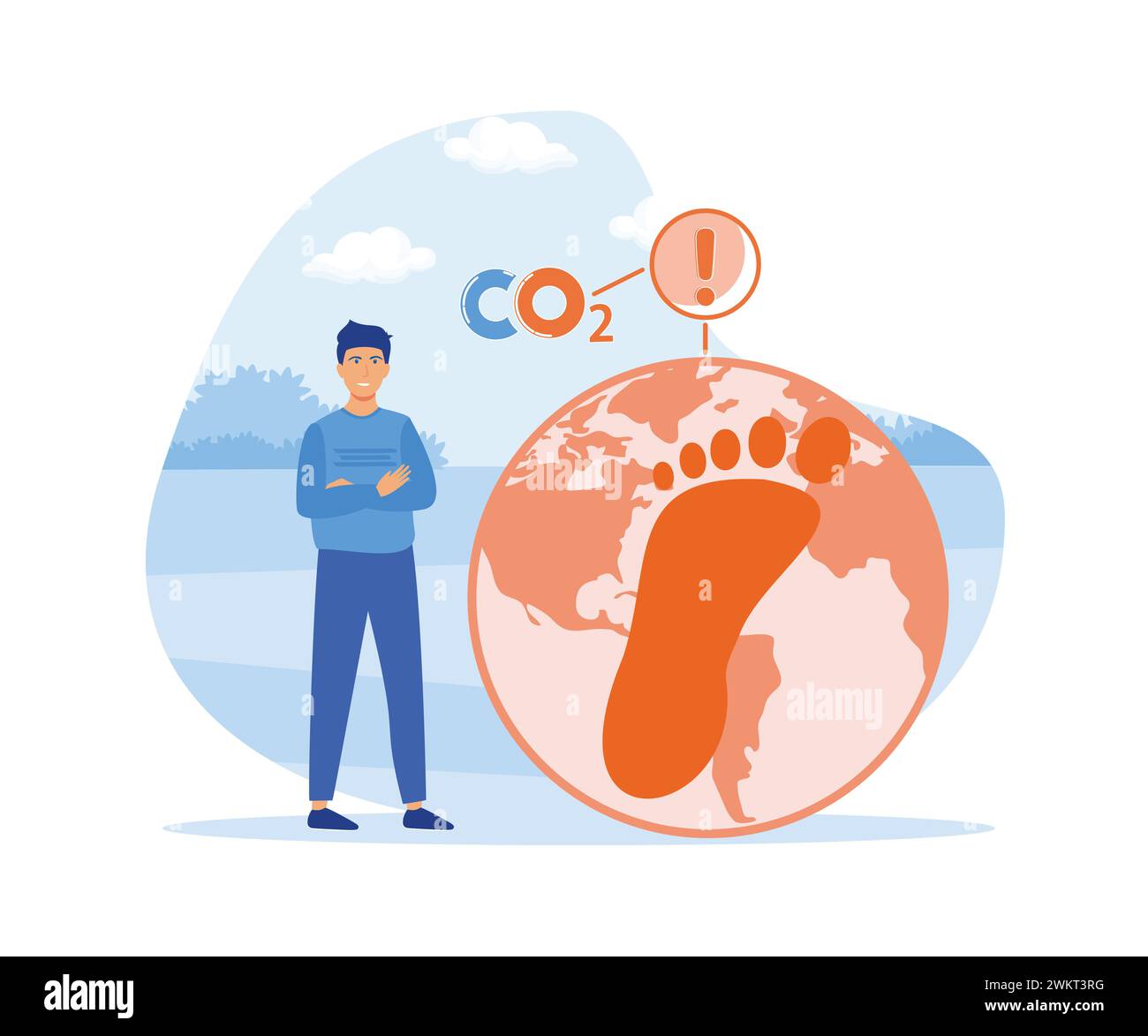 Circular economy. green energy and reduce co2 emission and climate ...