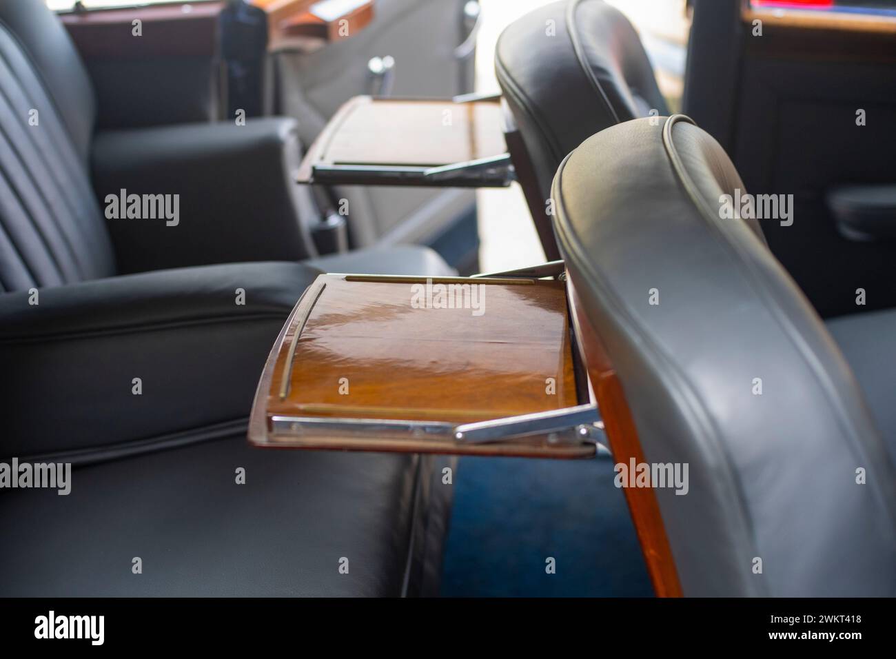 Rear seat tables hi-res stock photography and images - Alamy