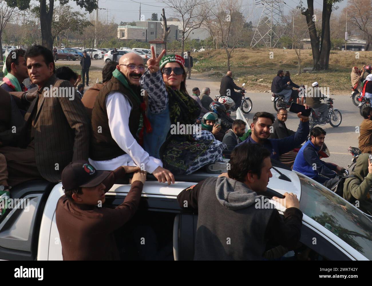 Pakistan politics vote protest hi-res stock photography and images - Alamy