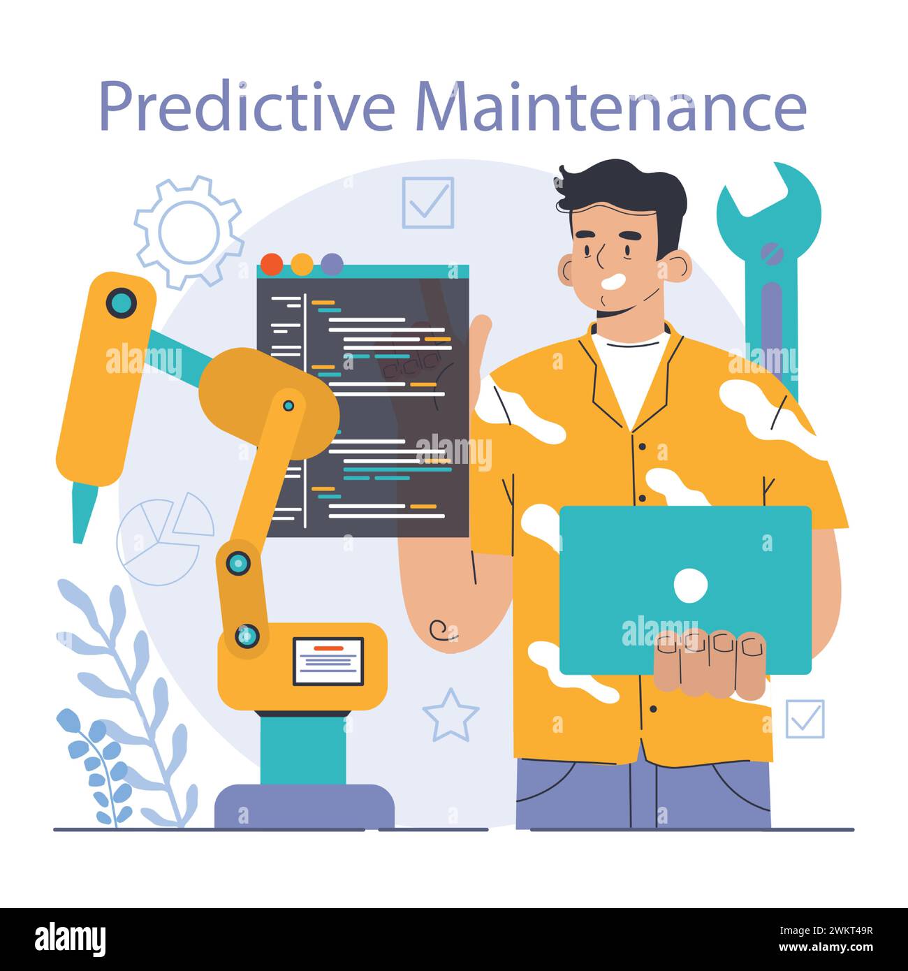 Robotic Manufacture Automated Systems Or Ai Working For Manufacturing Process Industrial