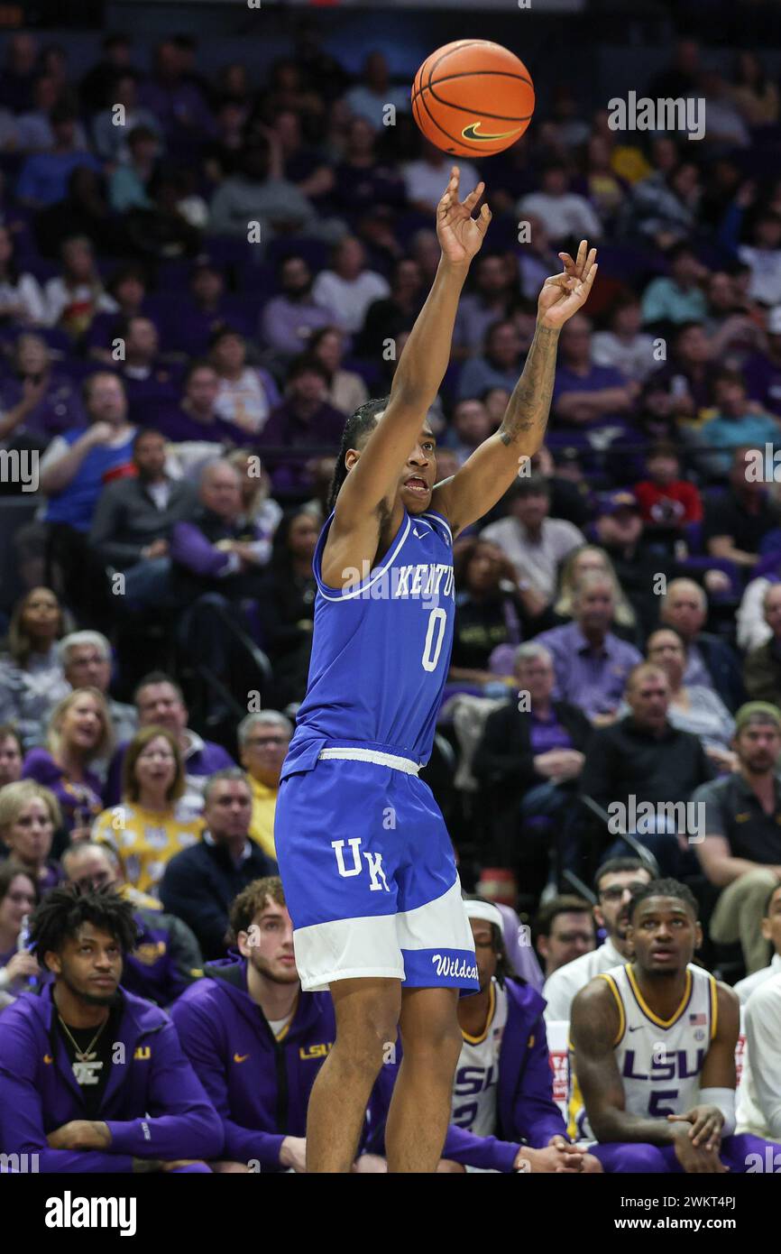 Baton Rouge, USA. 21st Feb, 2024. February 21, 2024: Kentucky's Rob ...