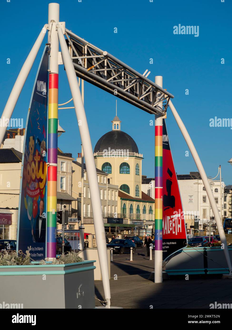 europe, UK, England, Sussex, Worthing Dome waterfront Stock Photo - Alamy