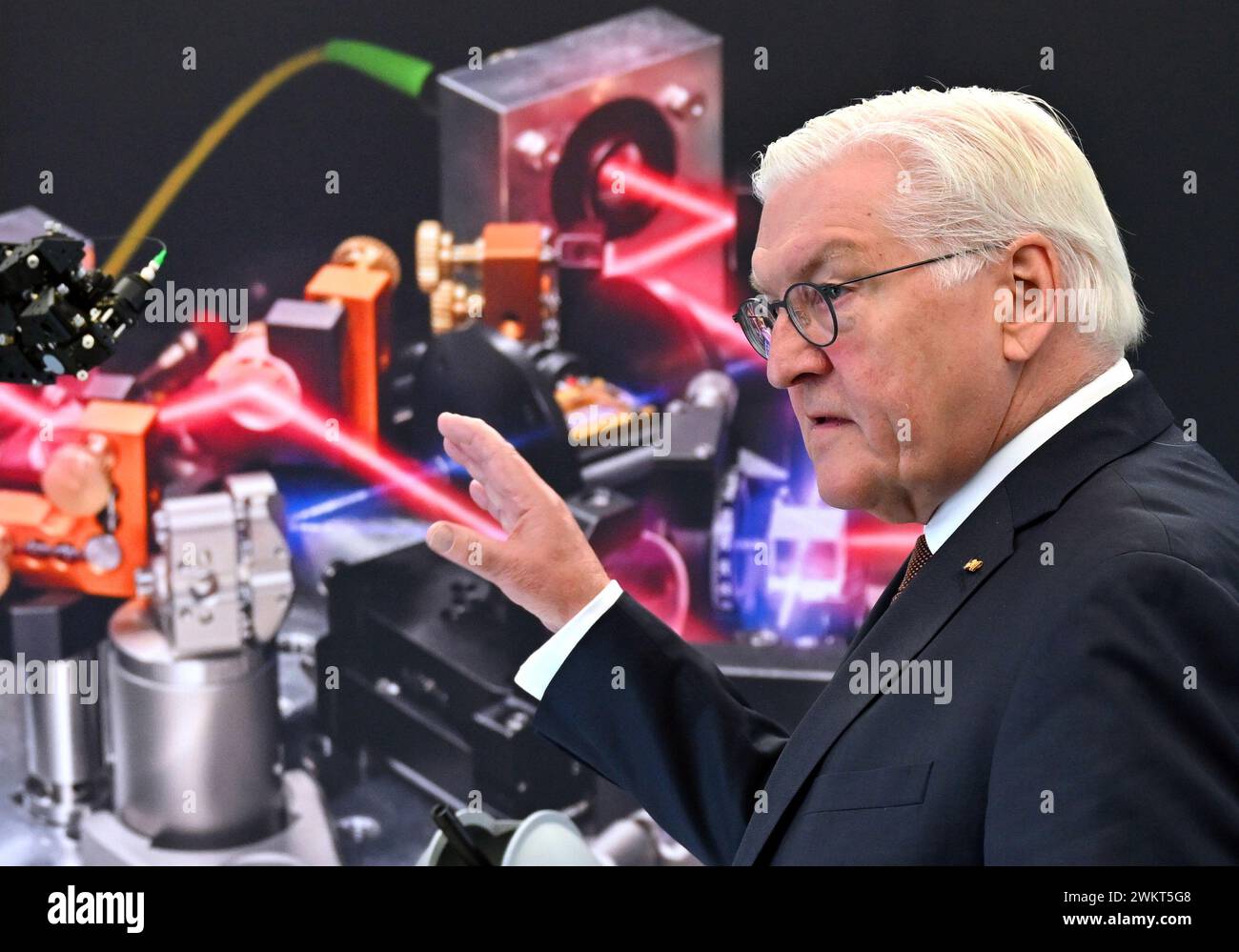 Jena, Germany. 22nd Feb, 2024. Federal President Frank-Walter ...