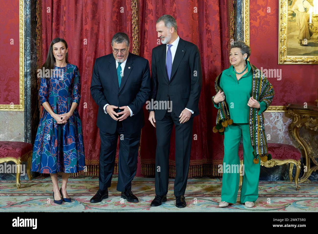 Madrid, Madrid, Spain. 22nd Feb, 2024. King Felipe VI of Spain, Queen ...