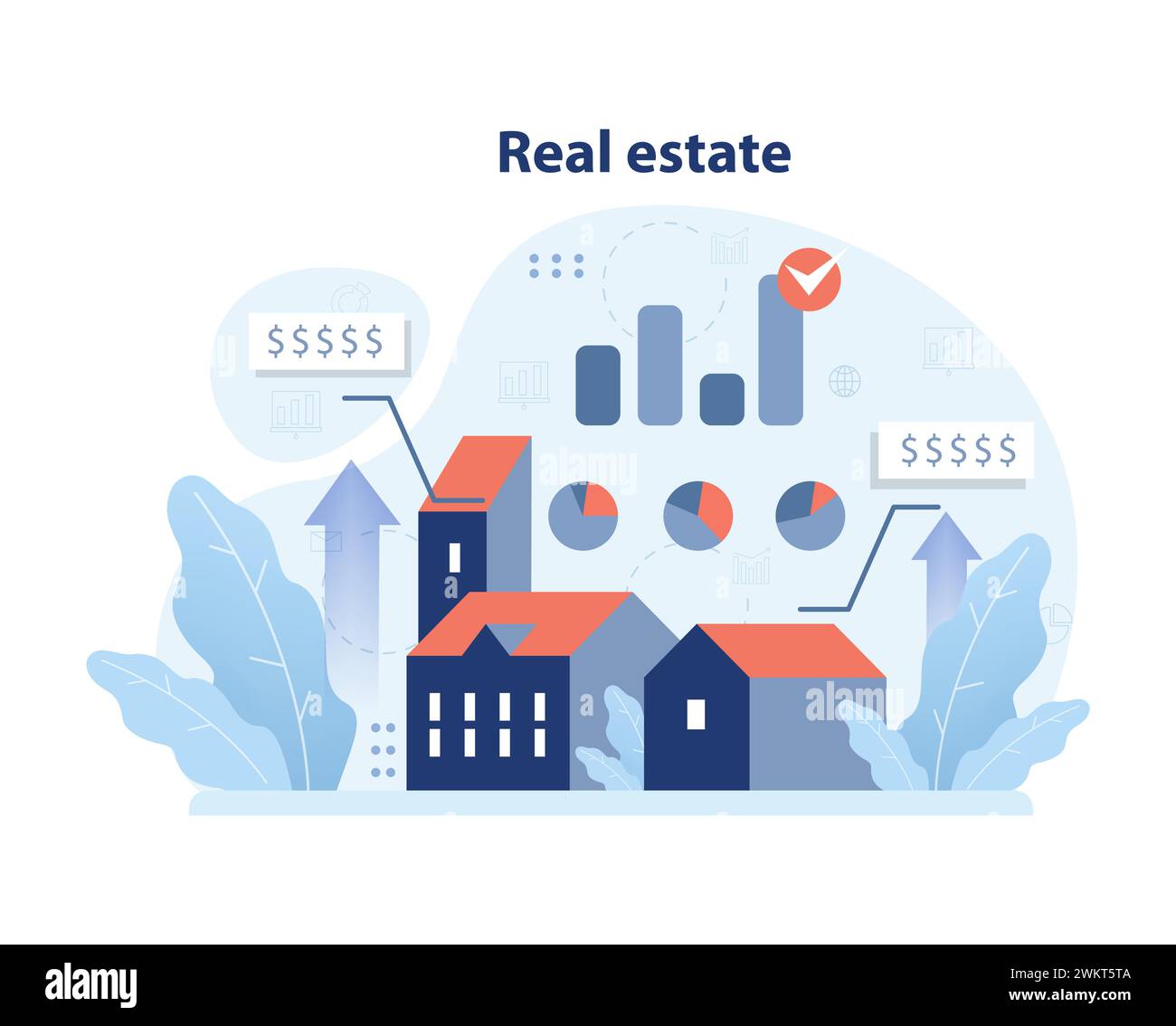 Real estate market evaluation Cut Out Stock Images & Pictures - Alamy