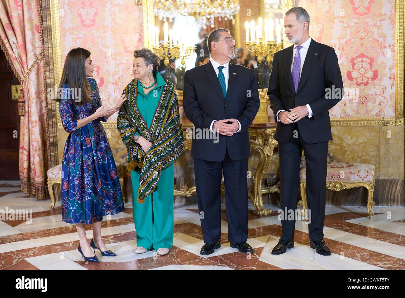 Madrid, Madrid, Spain. 22nd Feb, 2024. King Felipe VI of Spain, Queen ...
