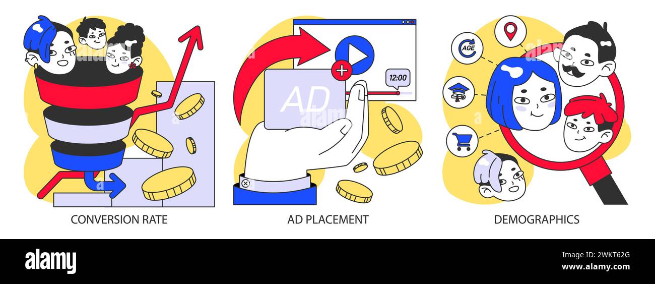 Ad placement metrics hi-res stock photography and images - Alamy