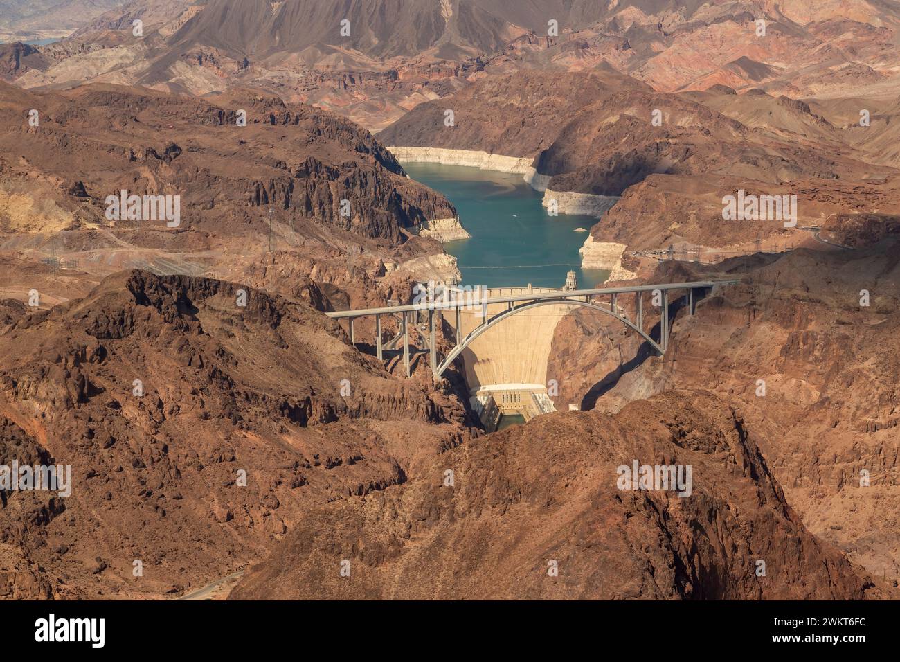 Hoover dam aerial view hi-res stock photography and images - Alamy