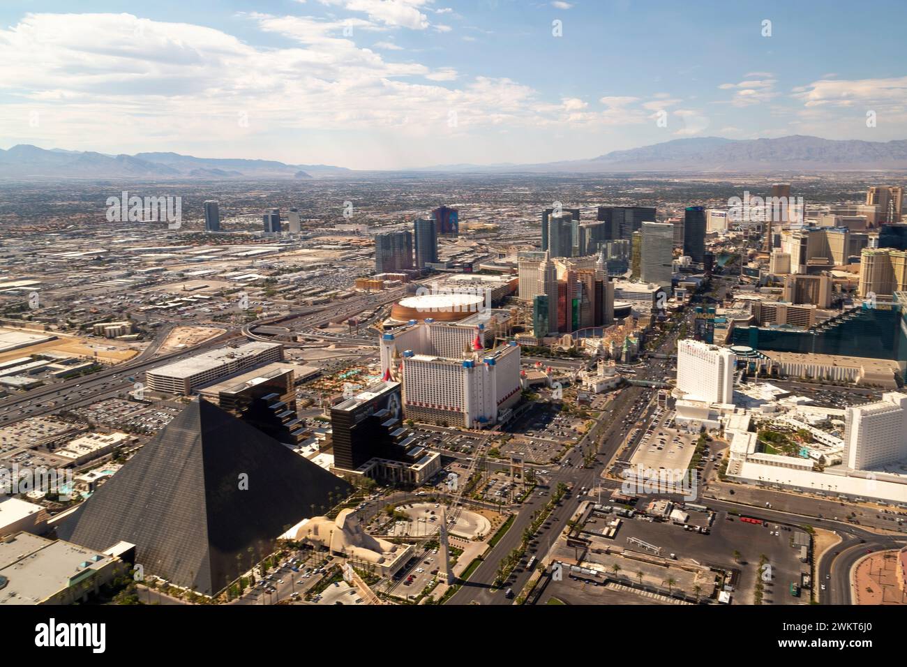 Aerial view caesars palace hotel hi-res stock photography and images ...