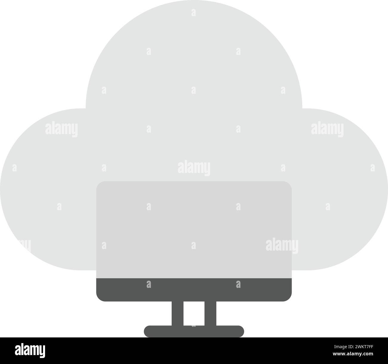 Cloud System icon vector image Stock Vector Image & Art - Alamy