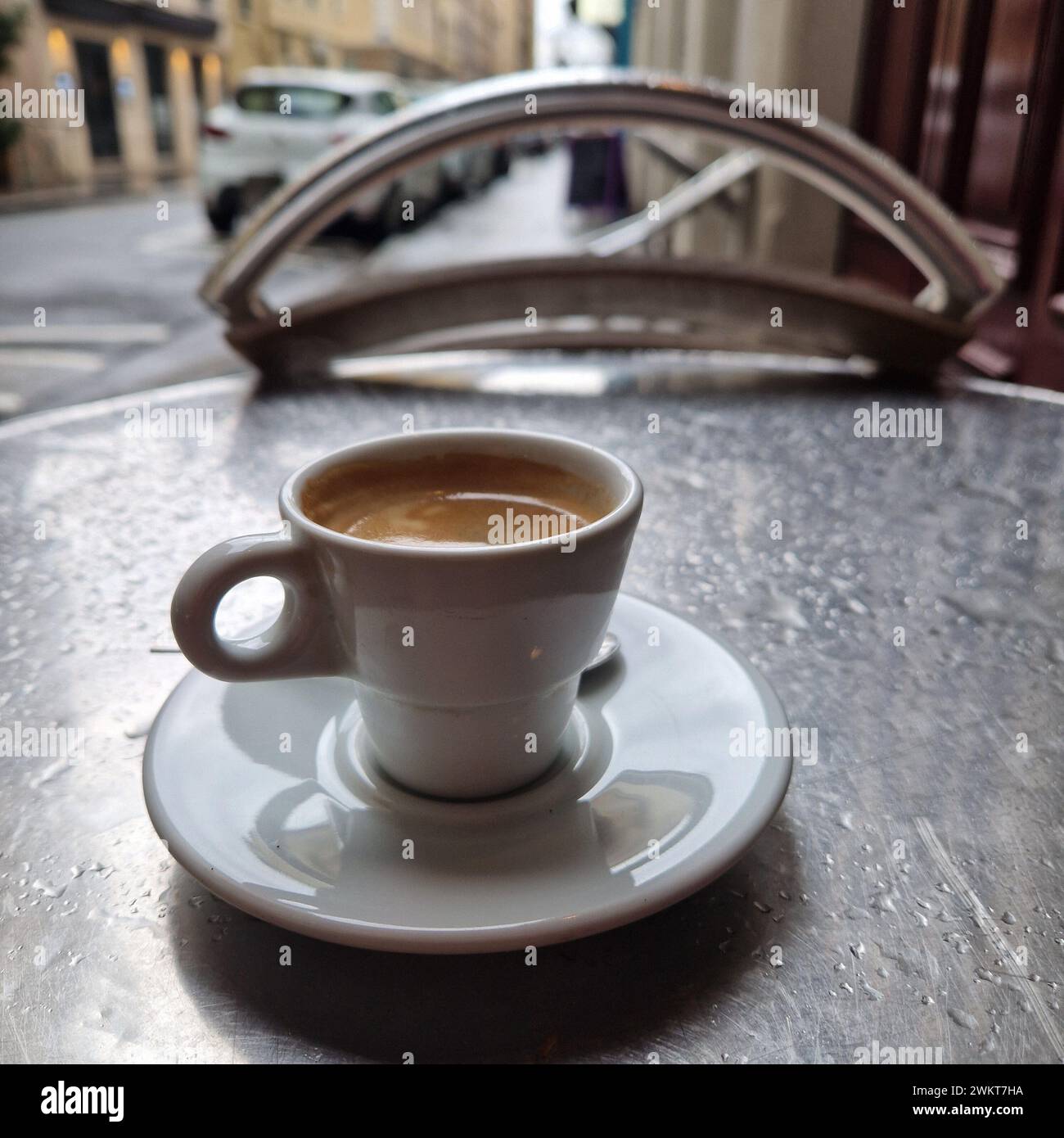 Cup of coffee, Lyon, France Stock Photo - Alamy