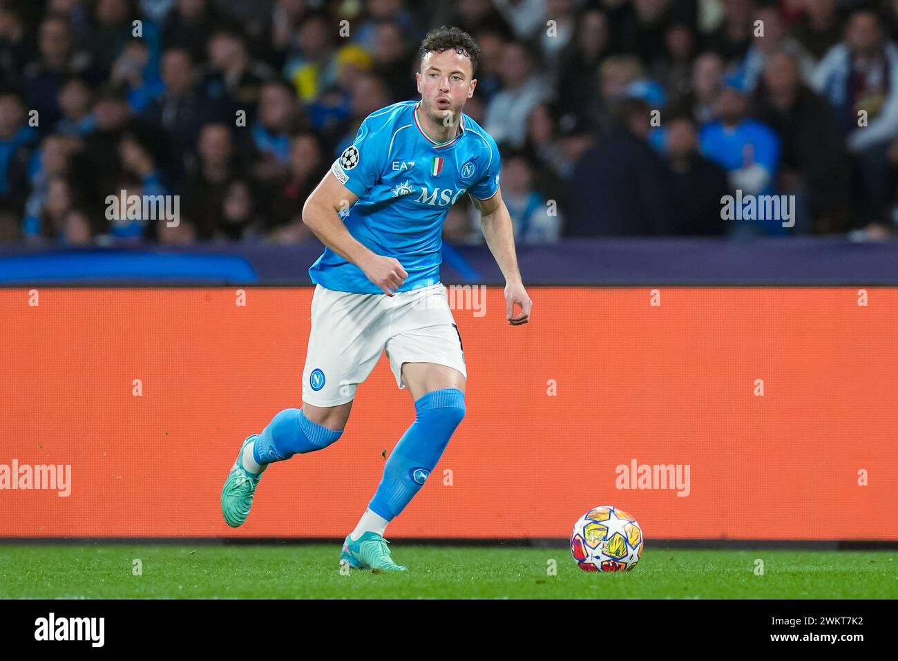 Naples, Italy. 21st Feb, 2024. Amir Rahmani of SSC Napoli during the ...