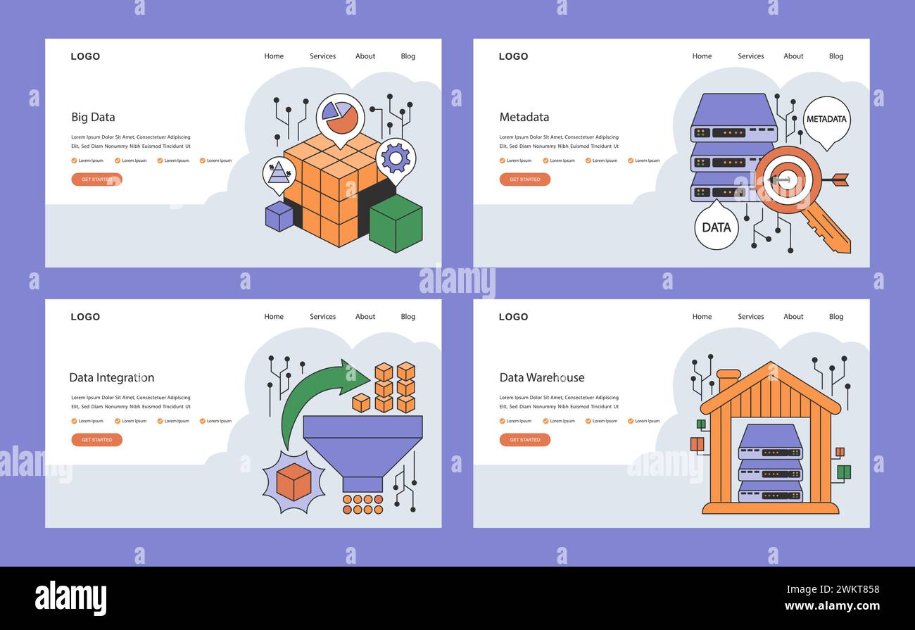 Information Management Web Or Landing Set Data Mining Storage