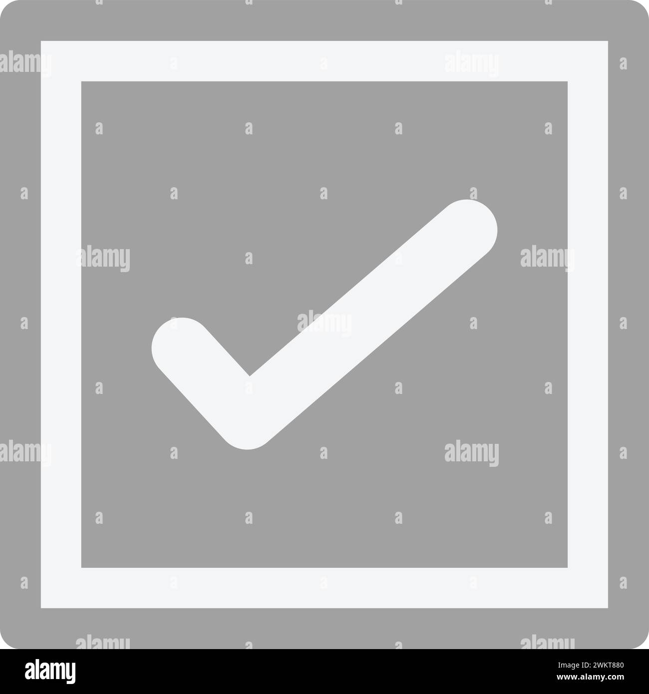Check Box with Check icon vector image Stock Vector Image & Art - Alamy