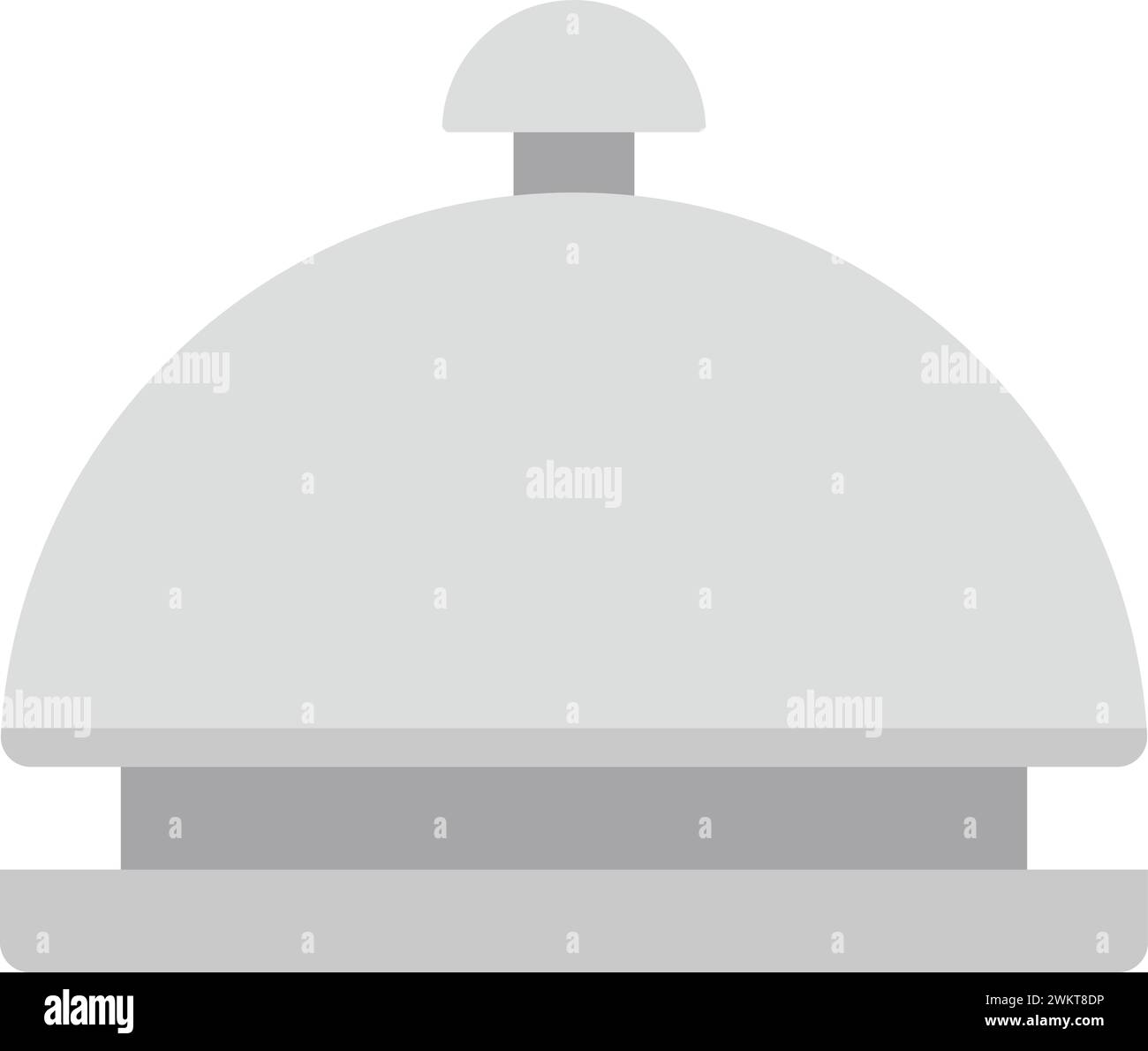 Desk bell icon line Cut Out Stock Images & Pictures - Alamy