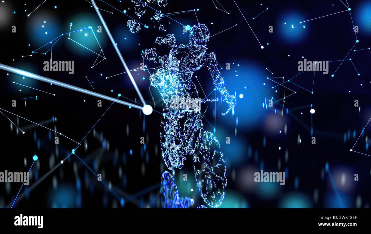 Abstract background of a cyclist design Stock Photo - Alamy