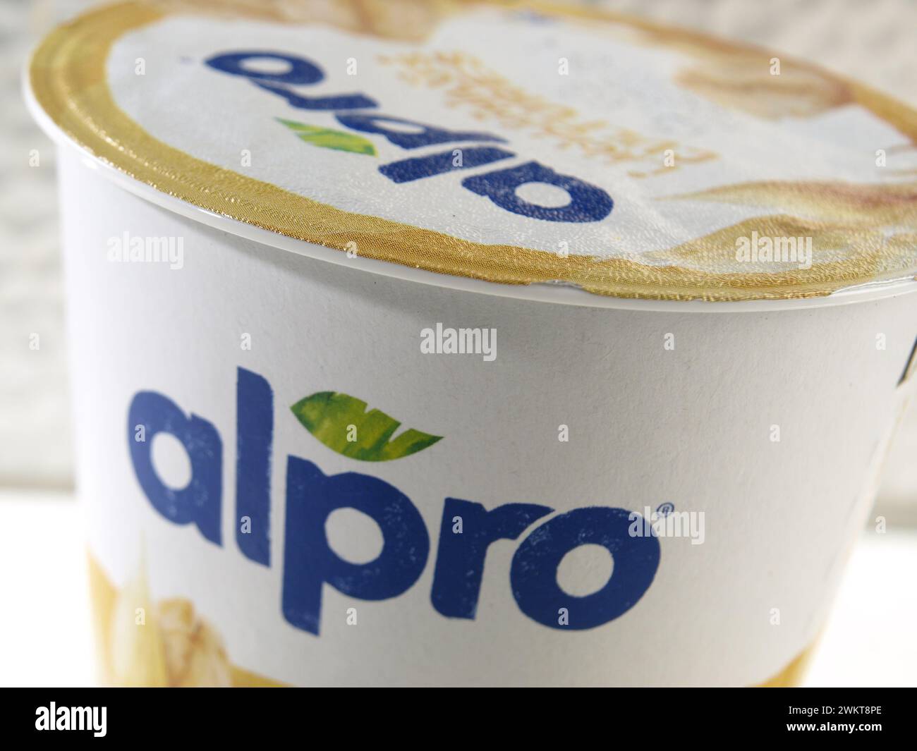 Alpro Oat Drink, logo and symbol Stock Photo - Alamy