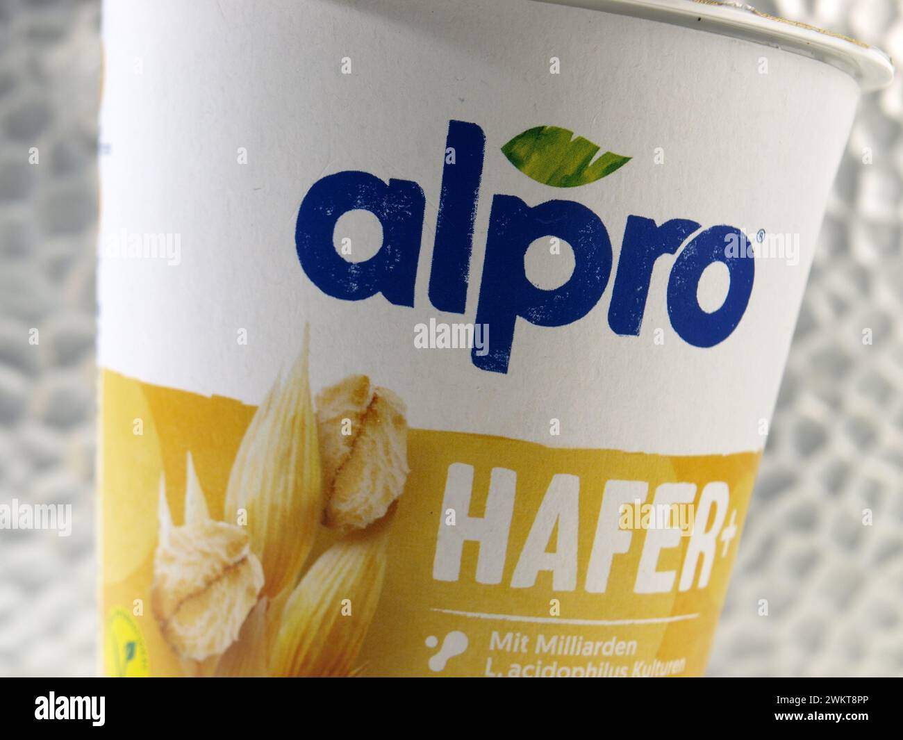Alpro Oat Drink, logo and symbol Stock Photo - Alamy