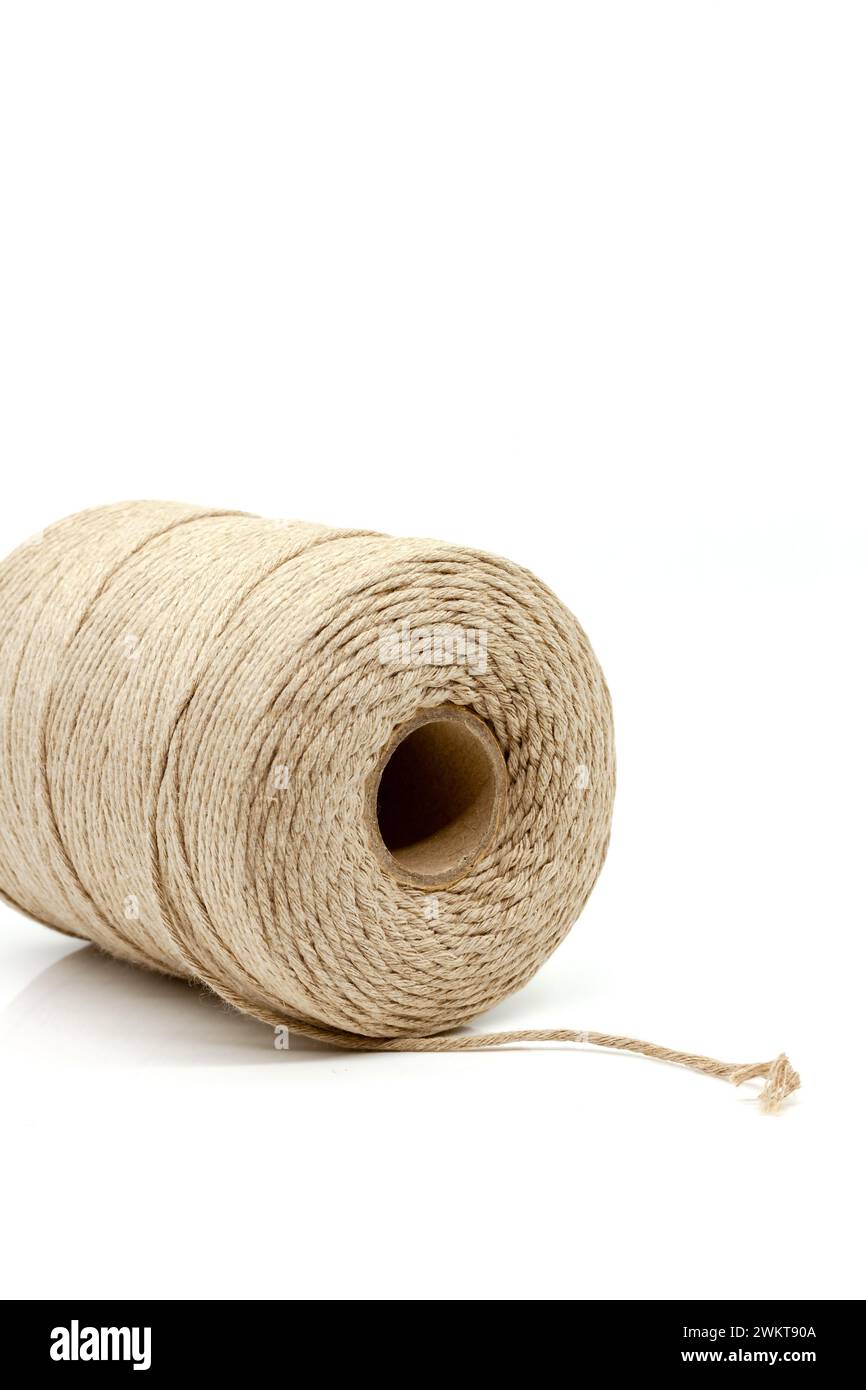 A spool of natural cotton twine with a wide range of applications ...