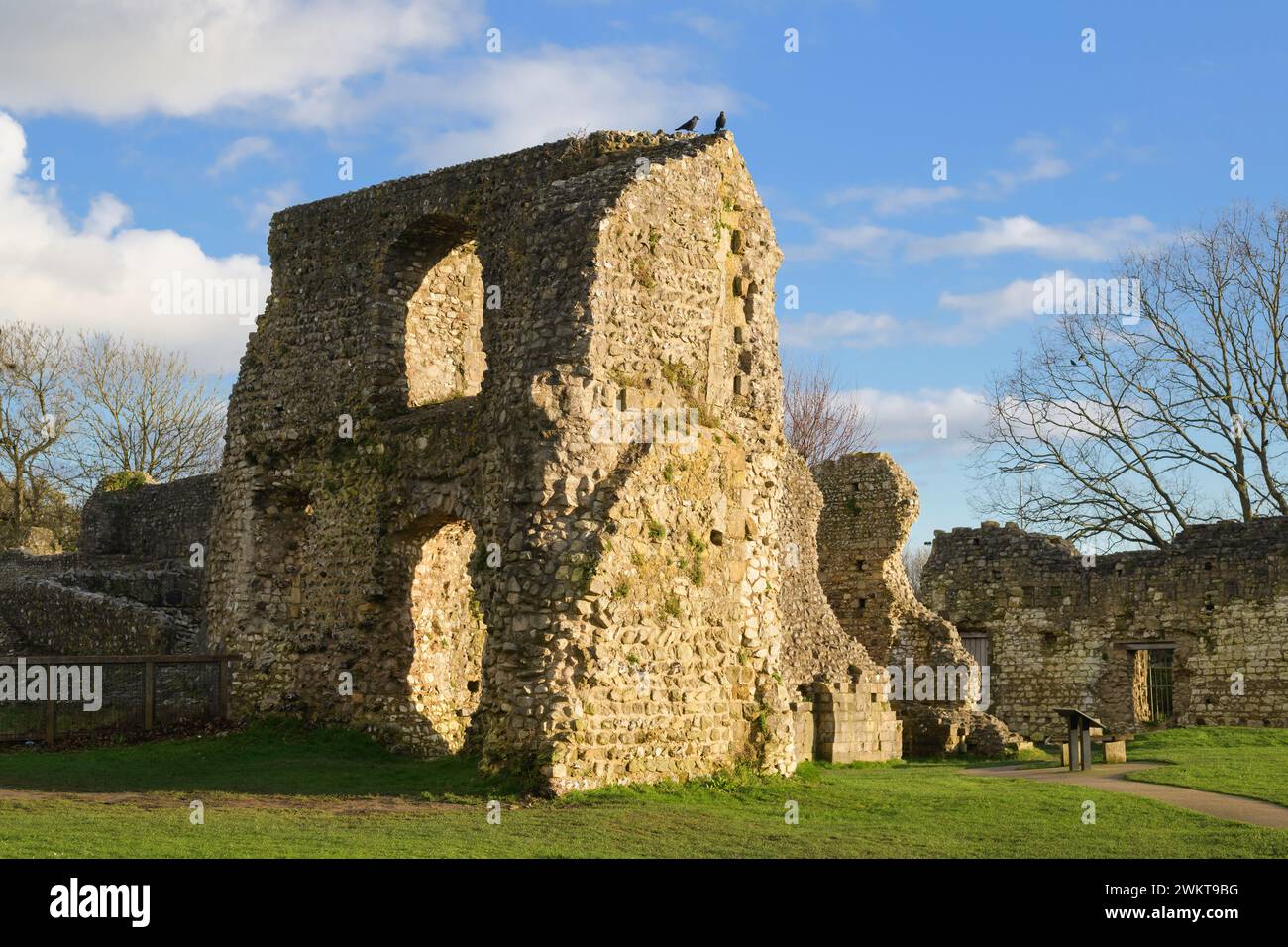 Lewes Priory ruins Lewes East Sussex England UK Stock Photo - Alamy