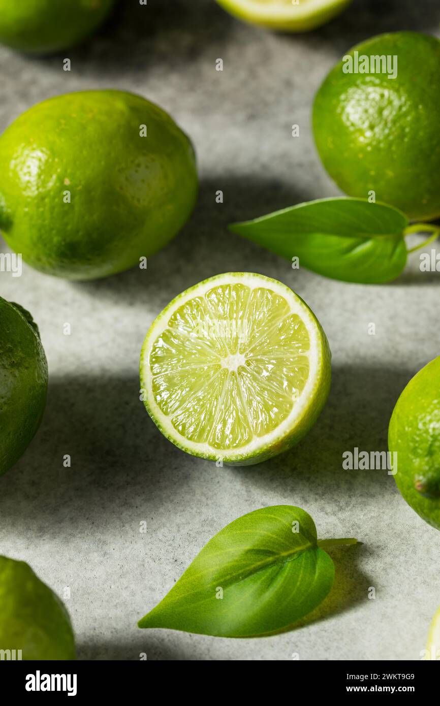 Green ripe raw lime hi-res stock photography and images - Alamy
