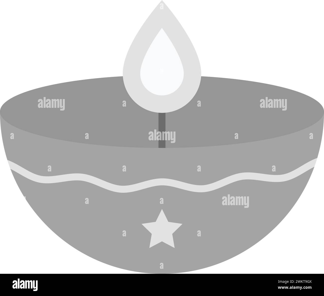 Diya Lamp icon vector image Stock Vector Image & Art - Alamy