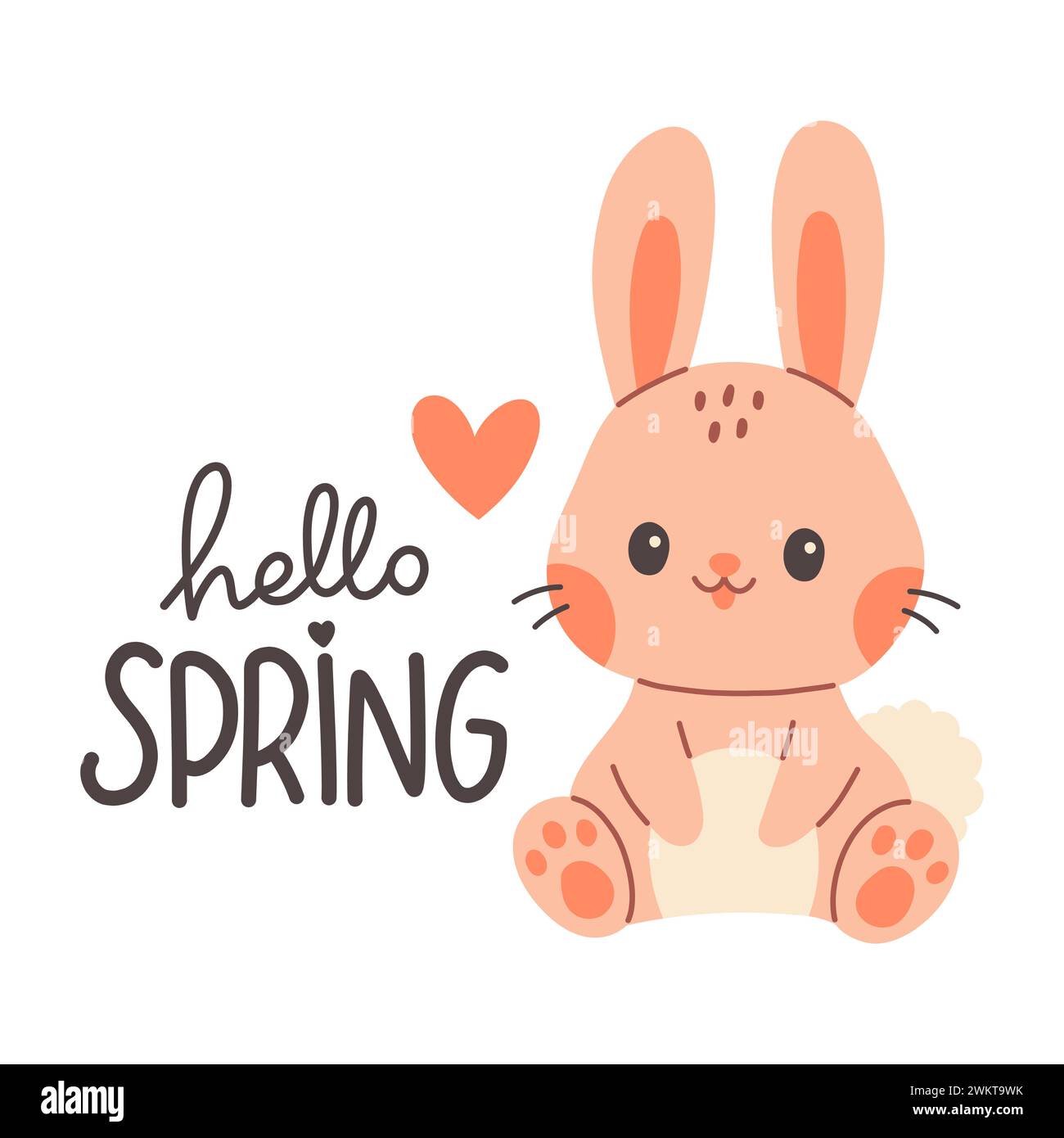 Hello spring quotes. Floral springtime hand drawn prints design ...