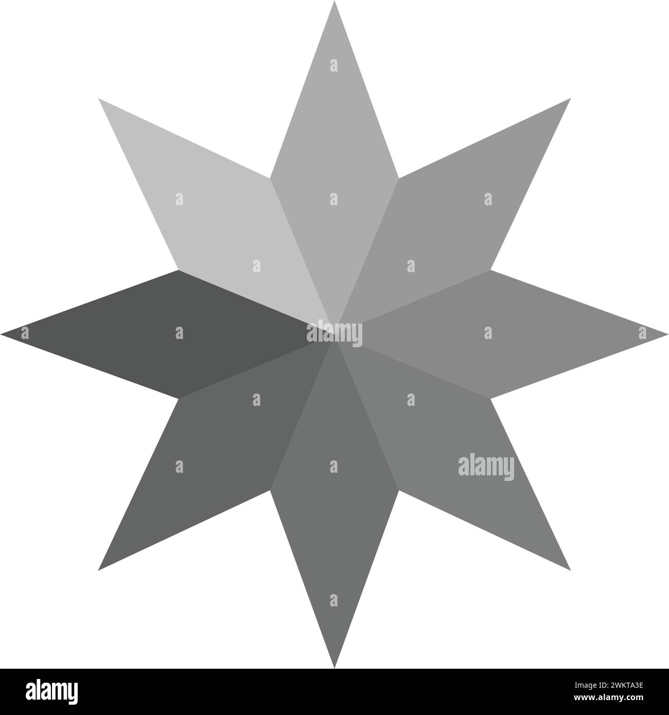 Eight pointed star hi-res stock photography and images - Alamy