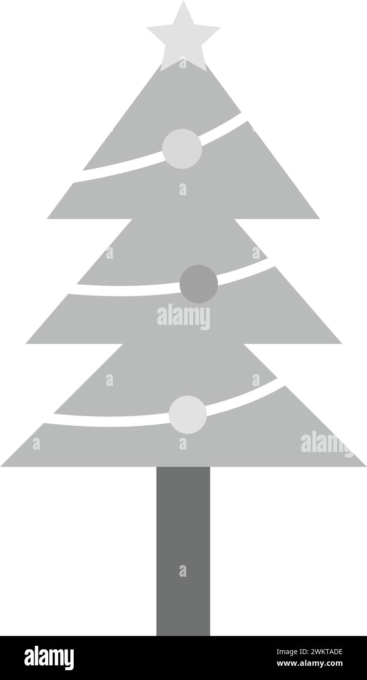Christmas Tree icon vector image Stock Vector Image & Art - Alamy