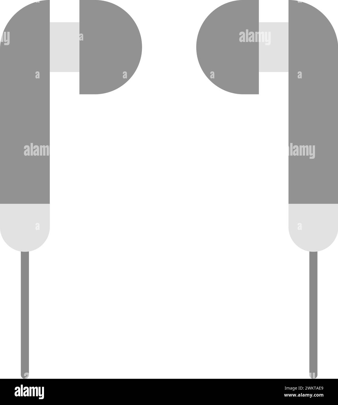 Earphones icon vector image Stock Vector Image & Art - Alamy