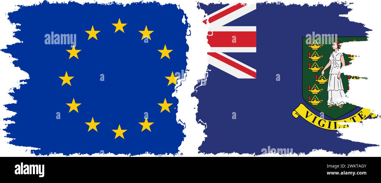 British virgin islands and eu Stock Vector Images - Alamy