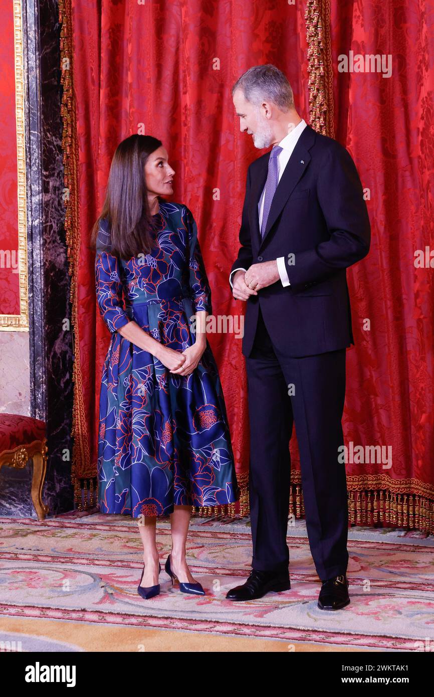 King Felipe VI of Spain and Queen Letizia of Spain host a lunch for the ...