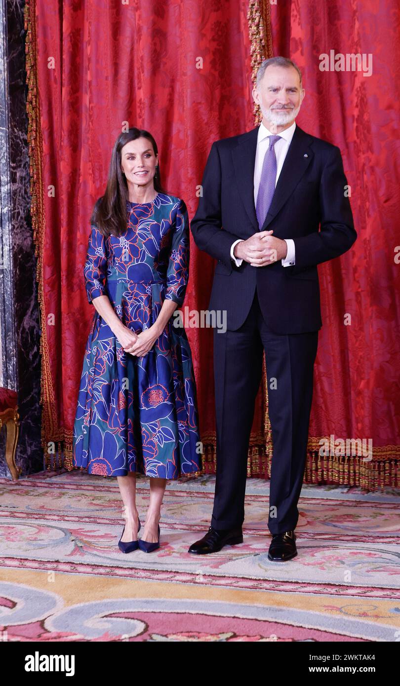 King Felipe VI of Spain and Queen Letizia of Spain host a lunch for the ...