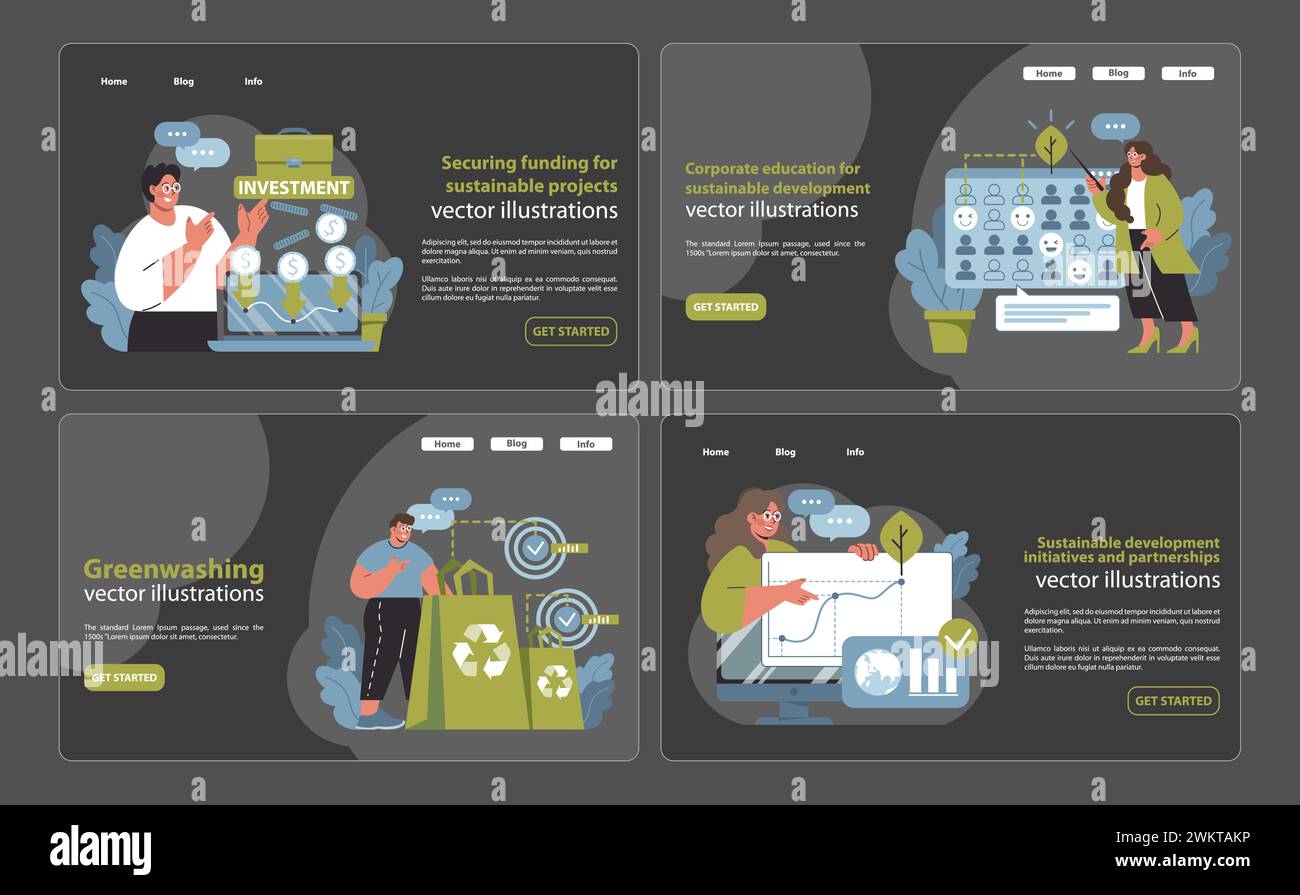 Biodiversity in focus Stock Vector Images - Alamy