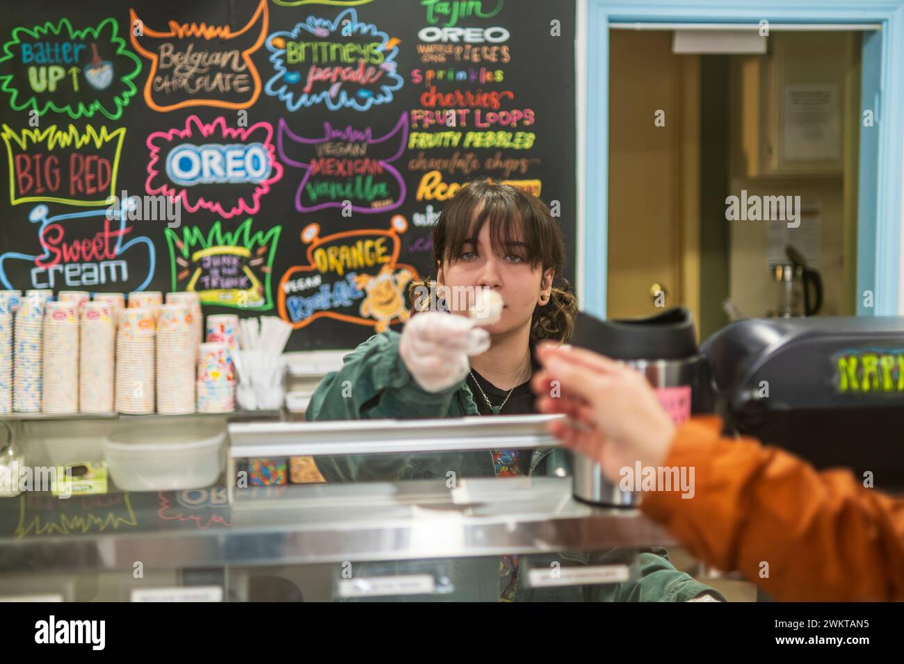 Ice Cream Shop Worker at Shelley Morgan blog