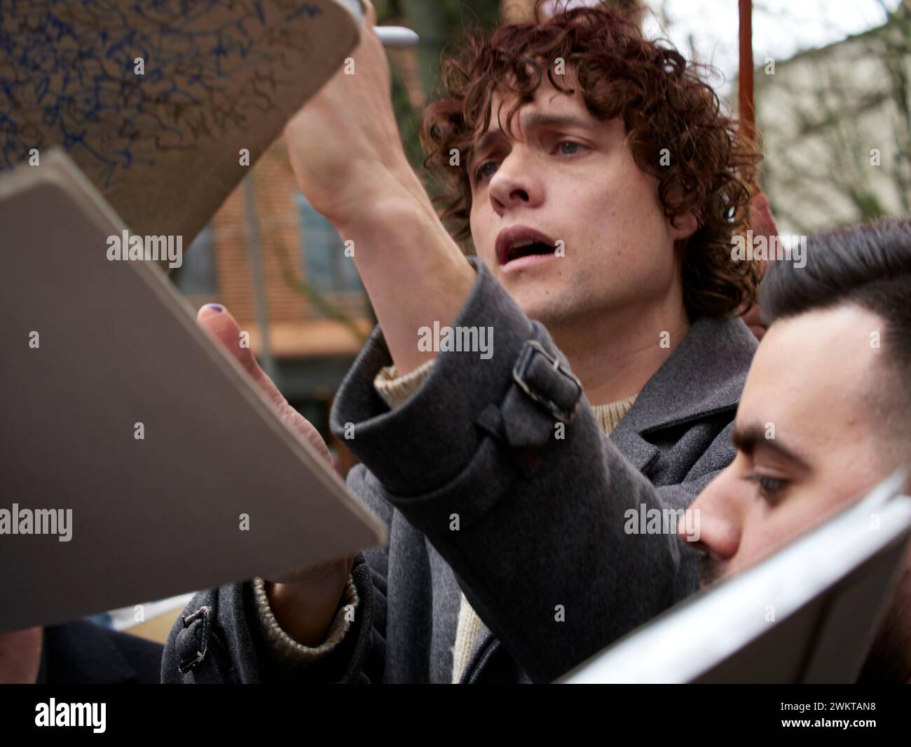 Berlin, Germany, 22th Feb, 2024. 74th Berlinale, actor Douglas Smith ...