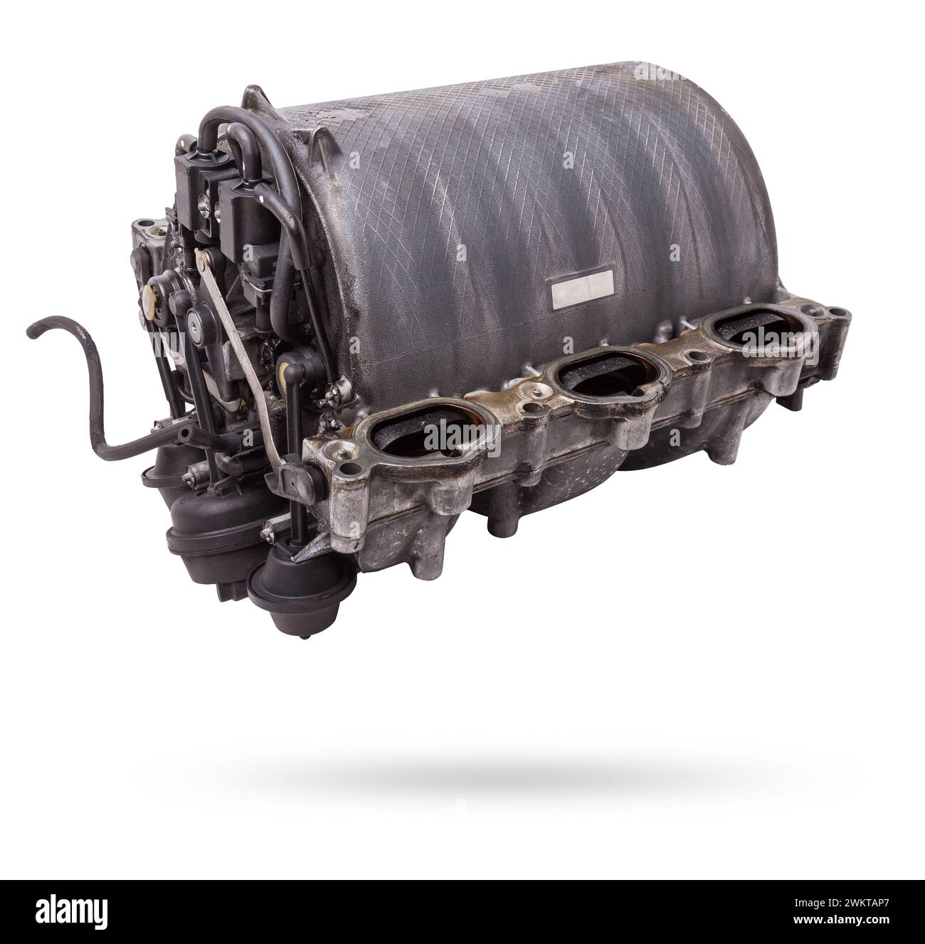 Intake manifold plastic housing with a system for adjusting the air ...