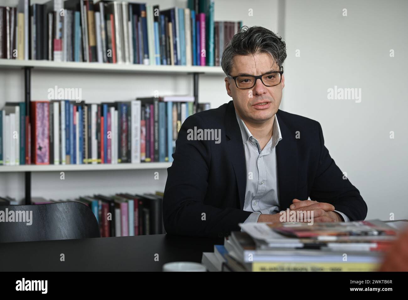 22 February 2024, Saxony-Anhalt, Halle (Saale): Christian Philipsen ...