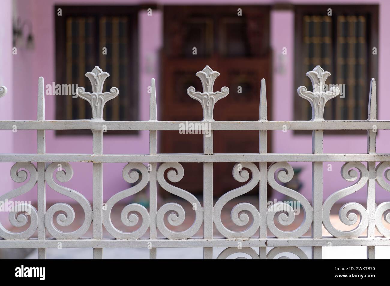 Decorative fence posts hi-res stock photography and images - Alamy