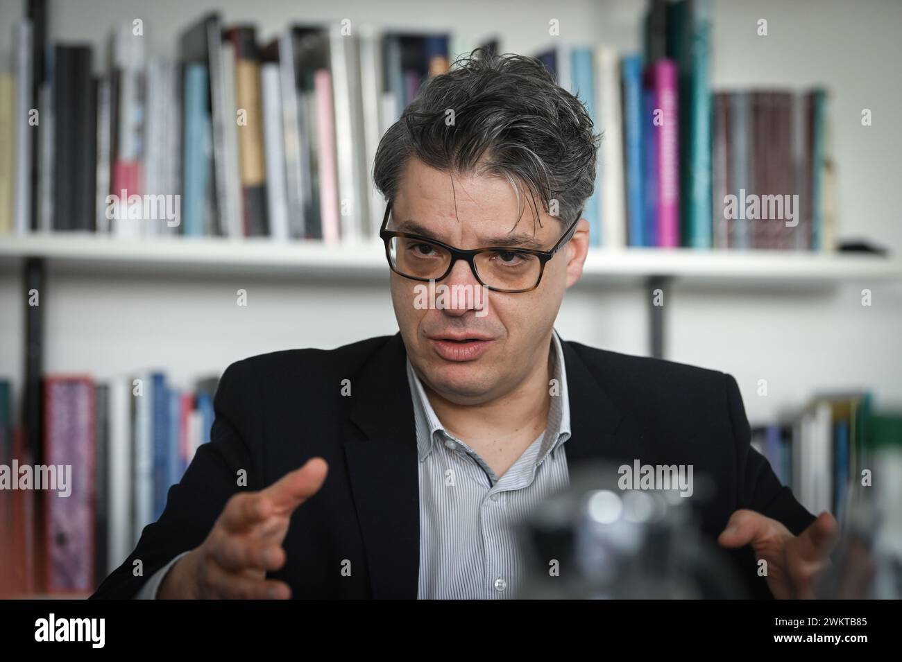 22 February 2024, Saxony-Anhalt, Halle (Saale): Christian Philipsen ...