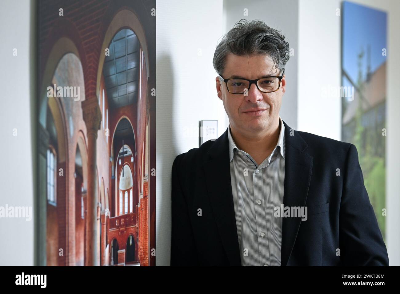 22 February 2024, Saxony-Anhalt, Halle (Saale): Christian Philipsen ...