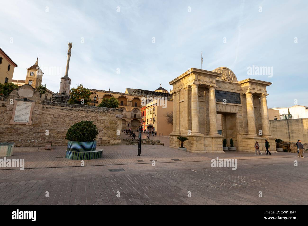 Puerta del Puente is a Renaissance gate on the site of the previous ...