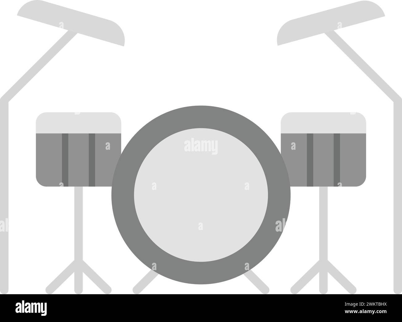 Percussion drum set Black and White Stock Photos & Images - Alamy
