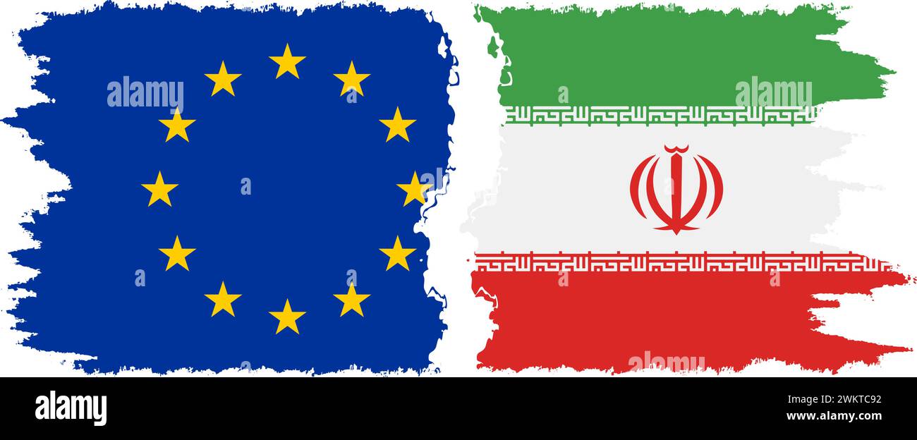 Iran eu flags Stock Vector Images - Alamy