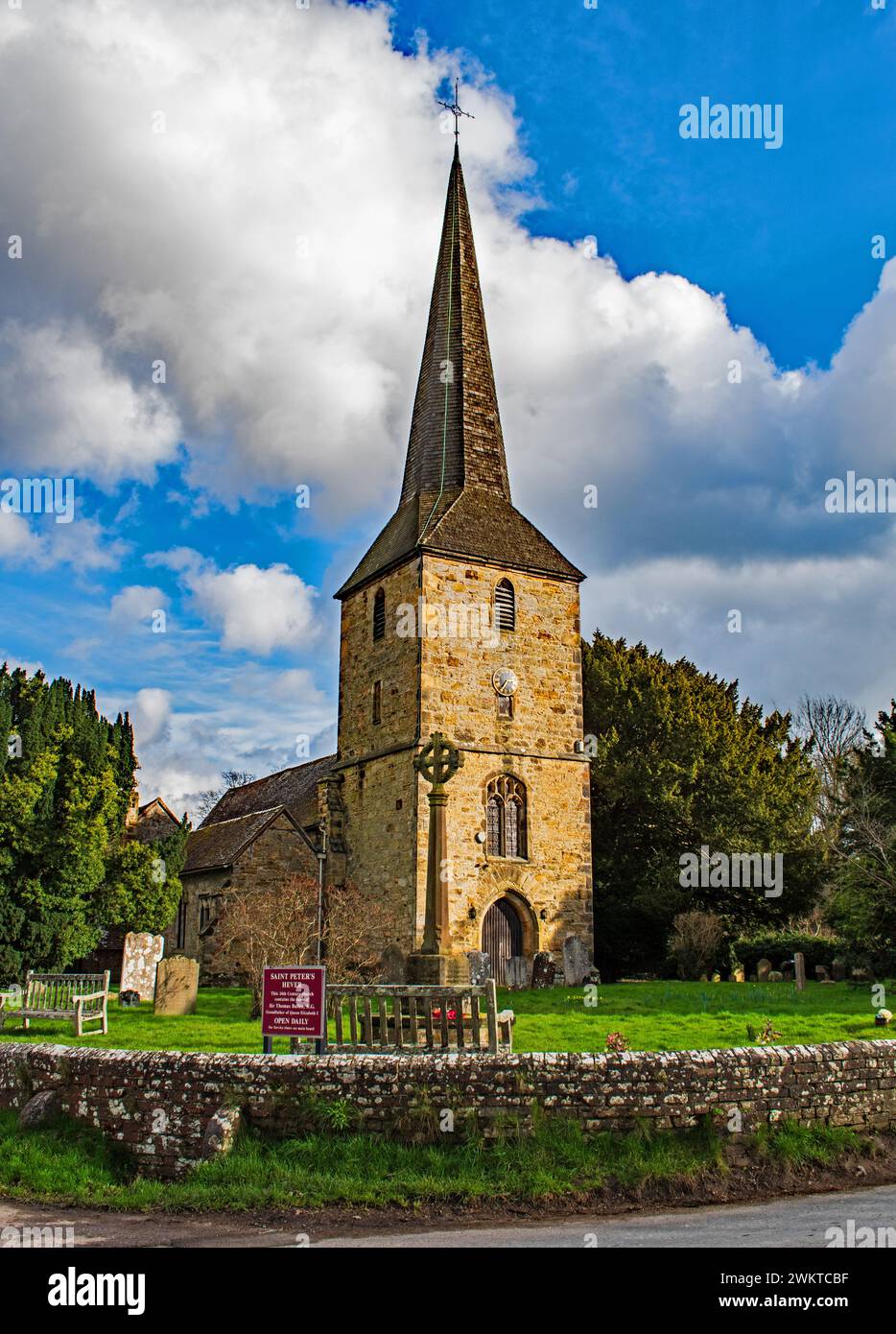 St Peters Church, Hever, Kent, England Stock Photo - Alamy