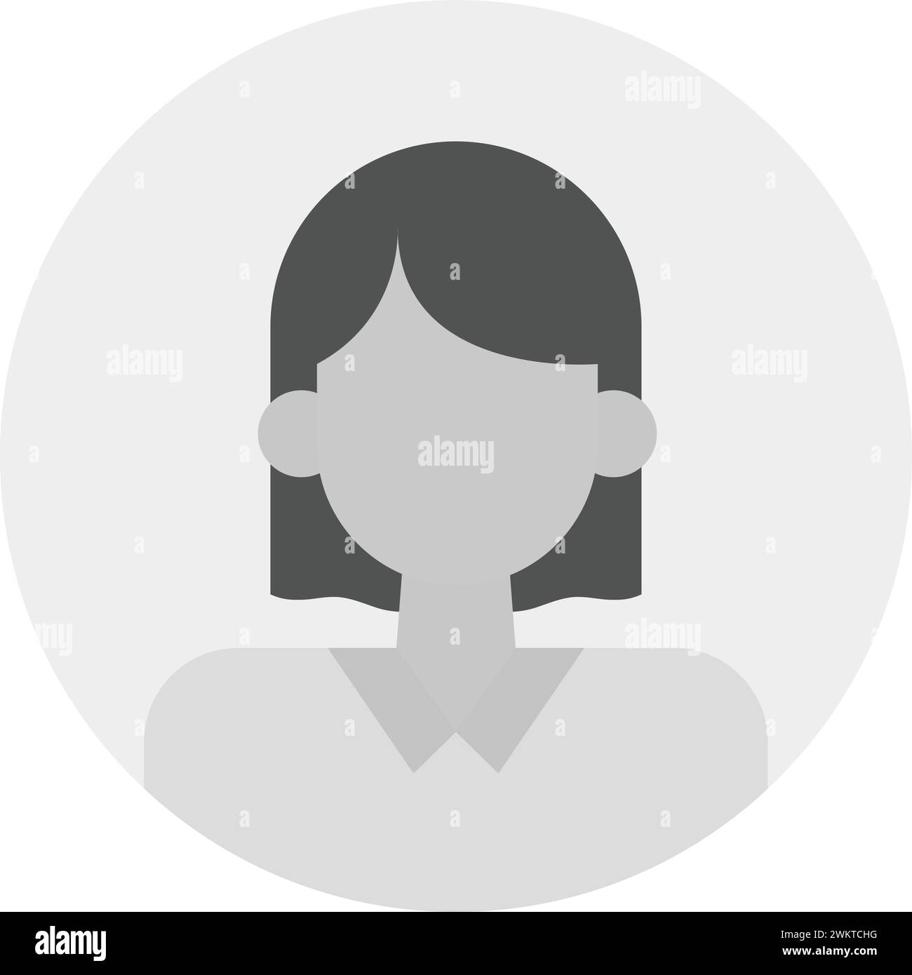 Female Profile icon vector image Stock Vector Image & Art - Alamy